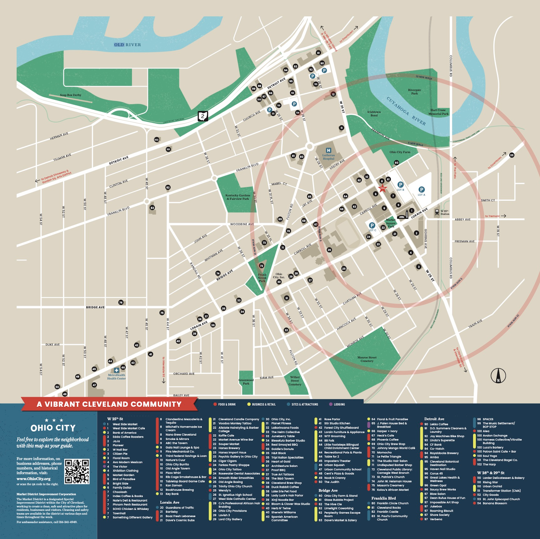 Cleveland tourist attractions map 60 photos - Morilly.com